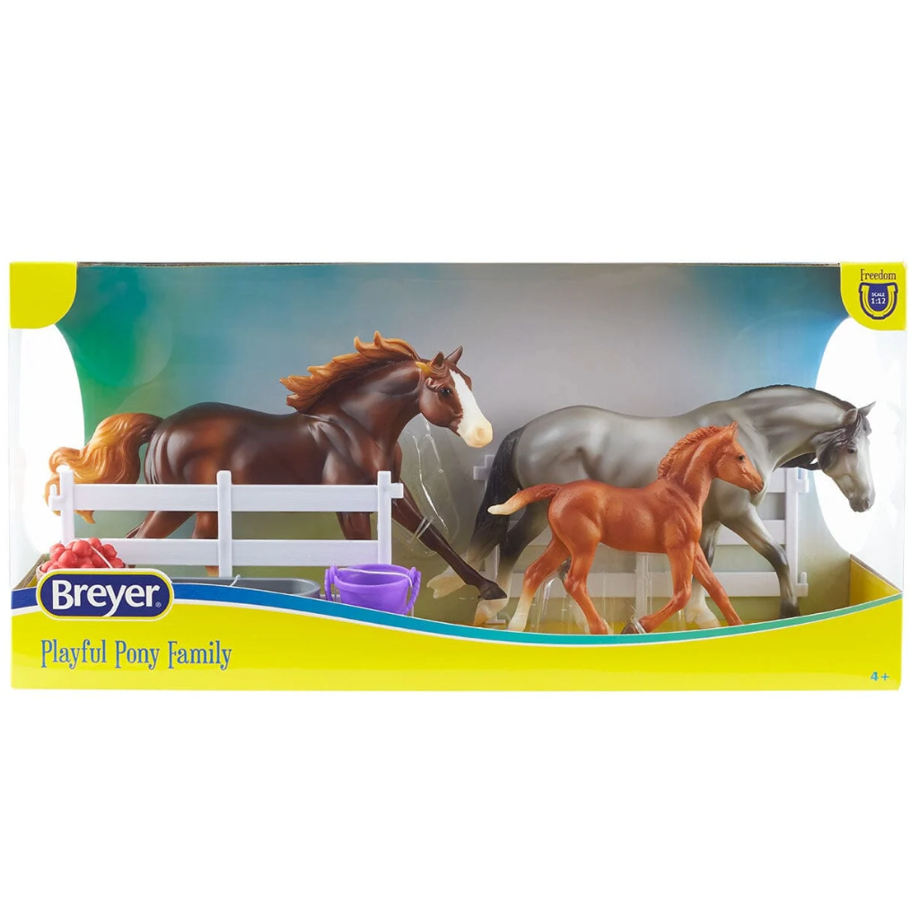 Breyer Playful Pony Horse Family Freedom Series – Pinehaven Ponies